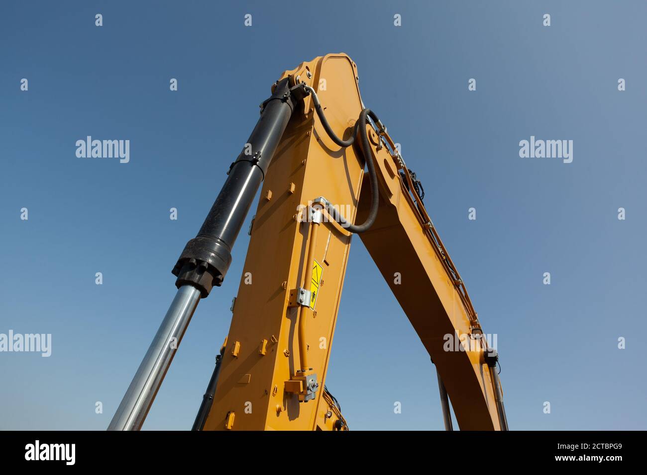 Closeup shot arm excavator hi-res stock photography and images - Alamy
