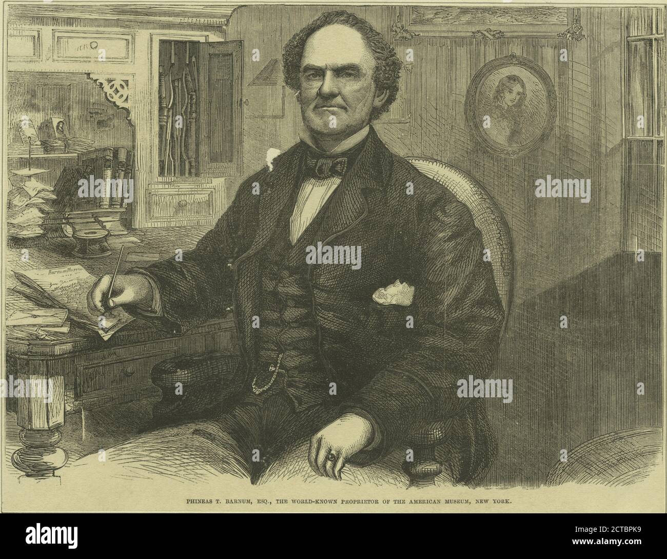 Phineas T. Barnum, the world-known proprietor of the American Museum ...