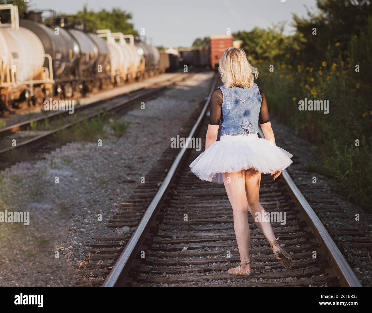 Ballerina walking hi-res stock photography and images - Alamy
