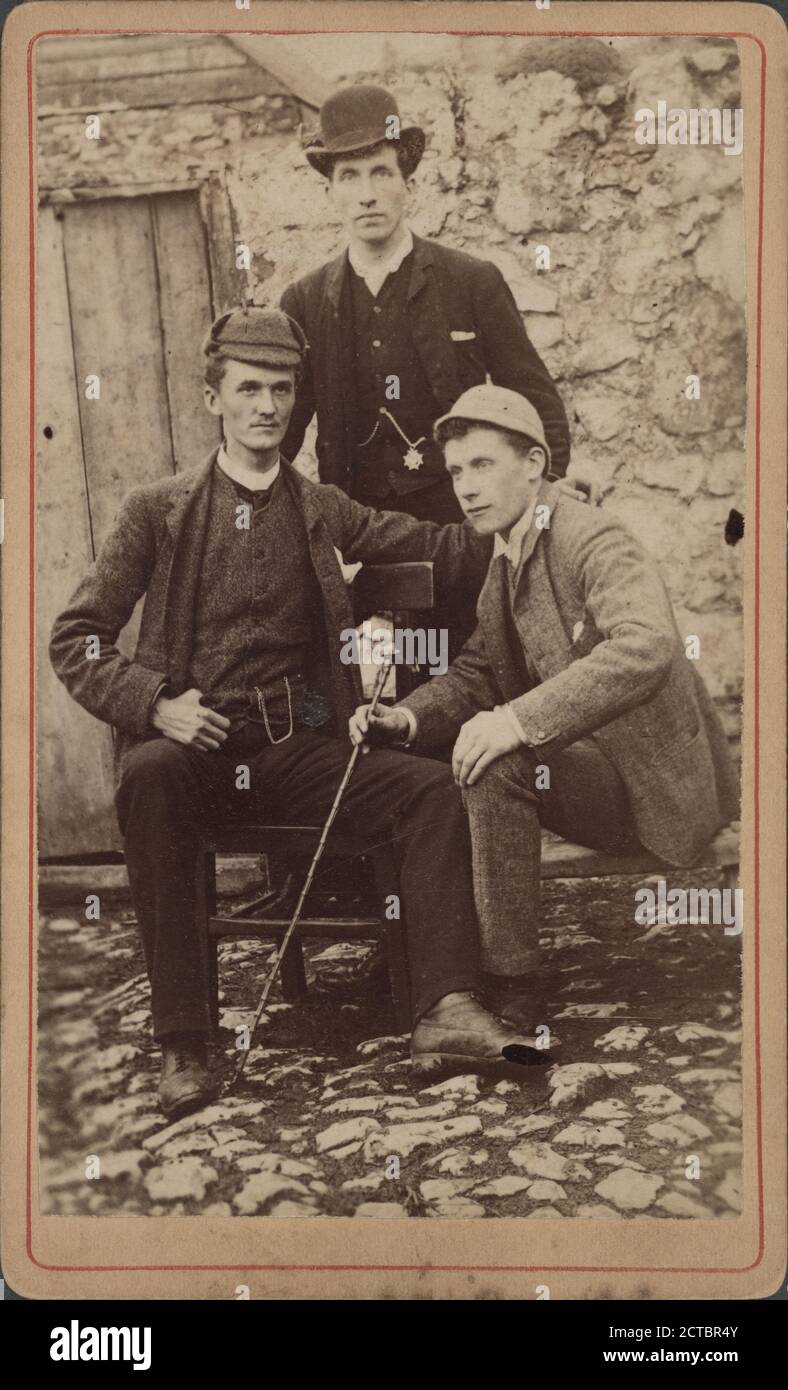 Three unidentified irish men hi-res stock photography and images - Alamy