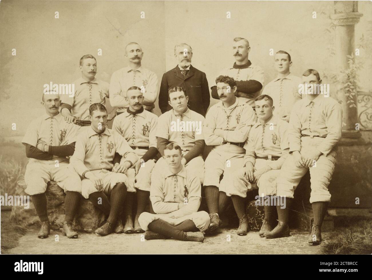 Philadelphia Baseball Club, P. , 1892, Allen, Reilly, Thompson, Harry ...