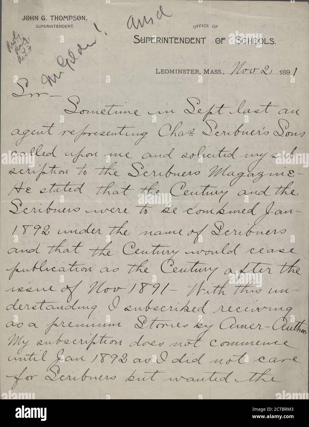 John g thompson hi-res stock photography and images - Alamy