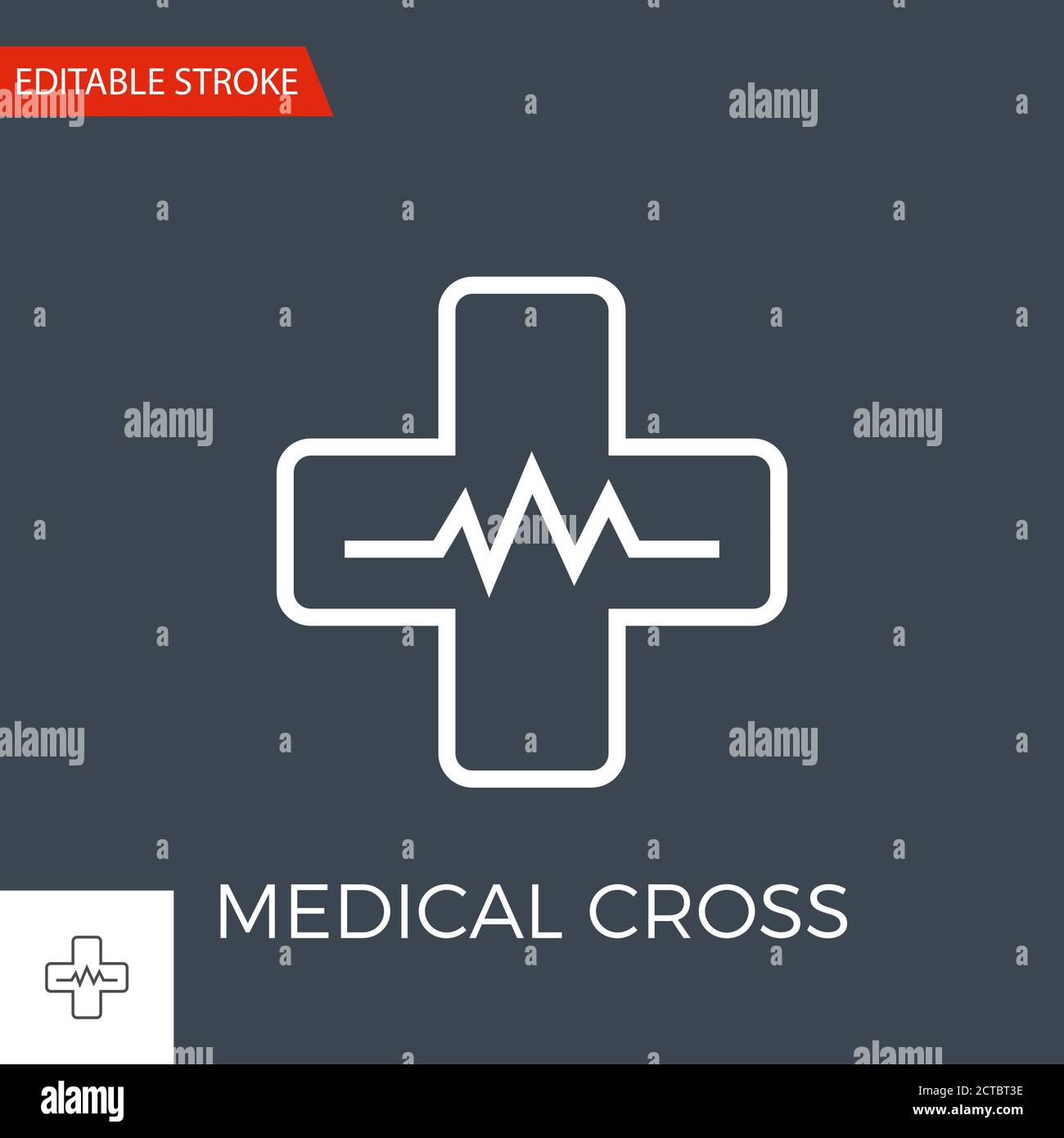 Medical Cross Vector Icon Stock Vector Image & Art - Alamy