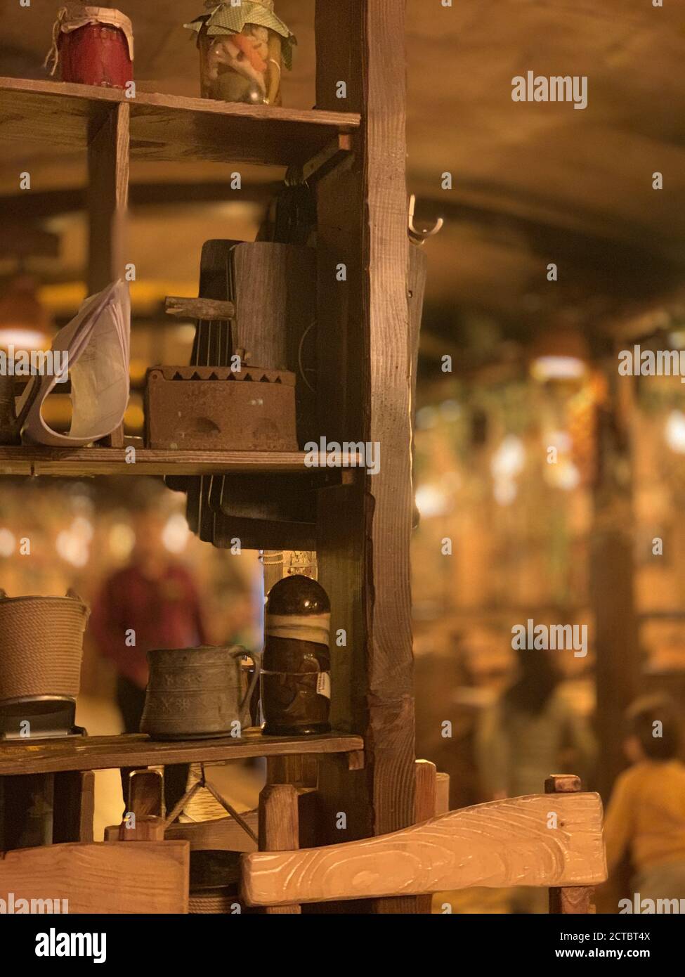 Beautiful vertical shot of an antique cafe interior design Stock Photo ...