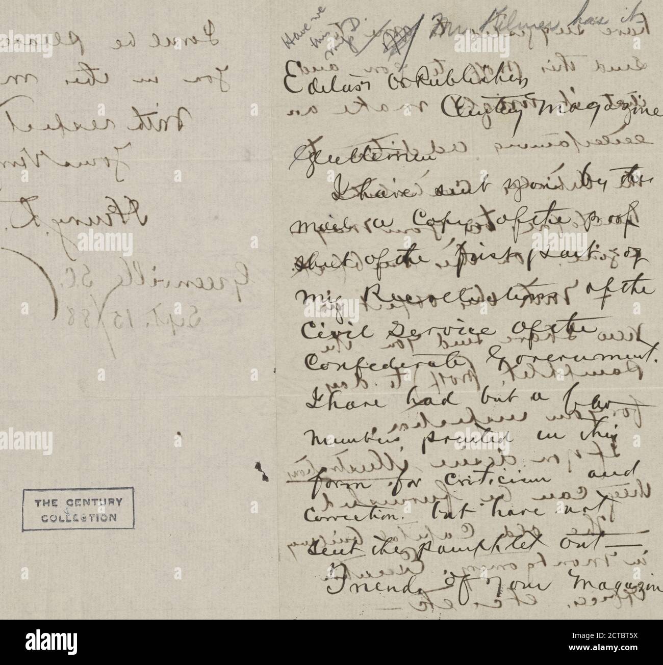 Capers, Henry D, text, Correspondence, 1888, Capers, Henry D. (Henry ...