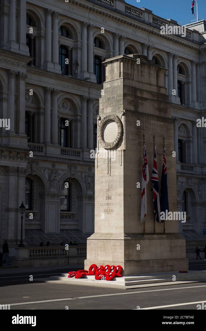 The Cenotaph War Memorial in Whitehall, London, England Stock Photo - Alamy