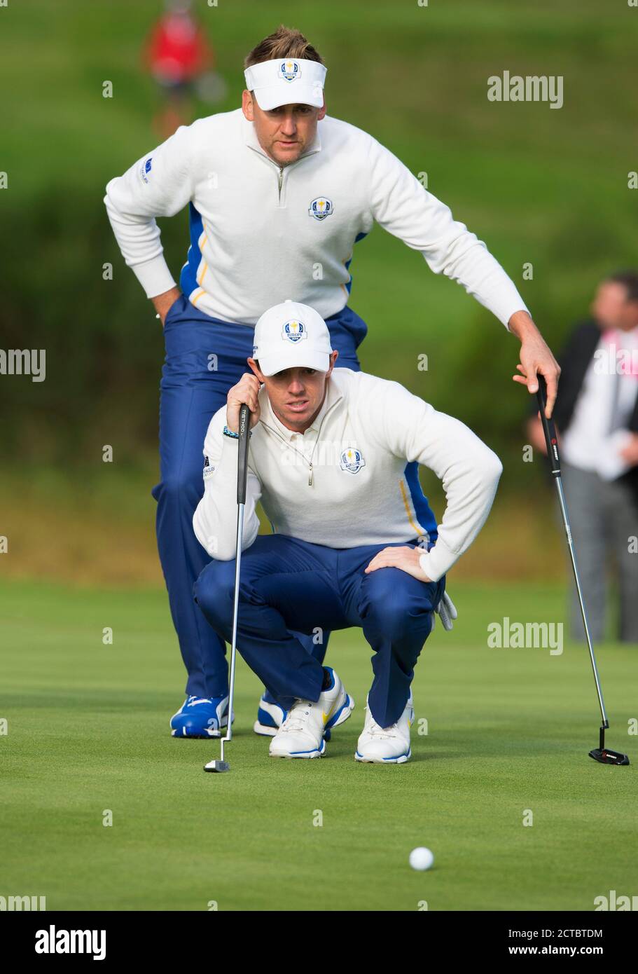 Ian poulter ryder cup mcilroy hi-res stock photography and images - Alamy