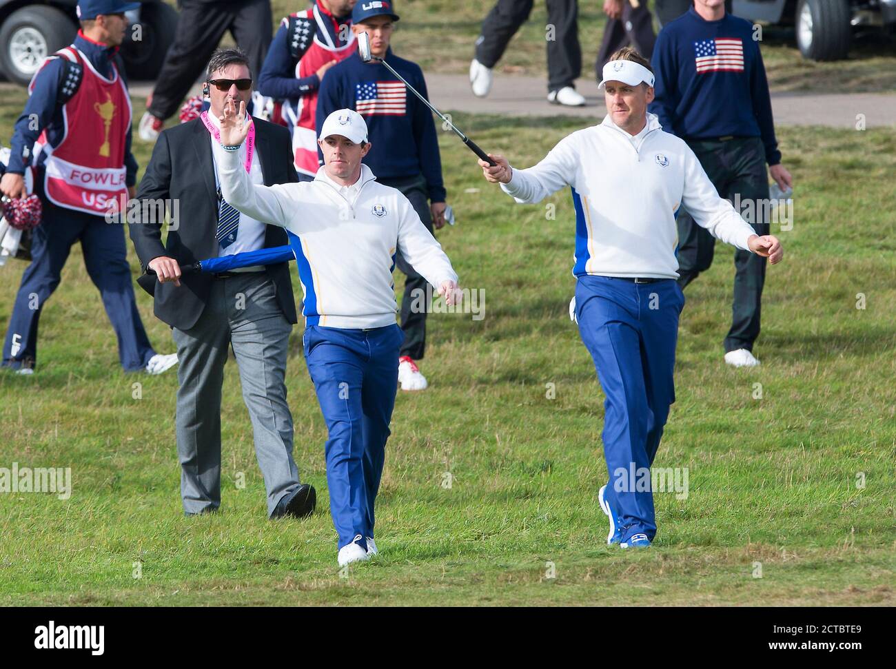 Rory McIlroy and Ian Poulter The Ryder Cup 2014 Gleneagles, Perthshire ...