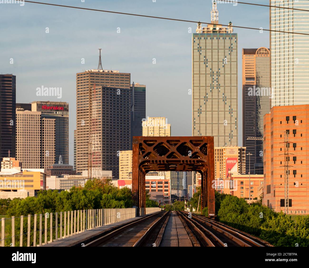 Railroad tracks buildings architecture hi-res stock photography and ...