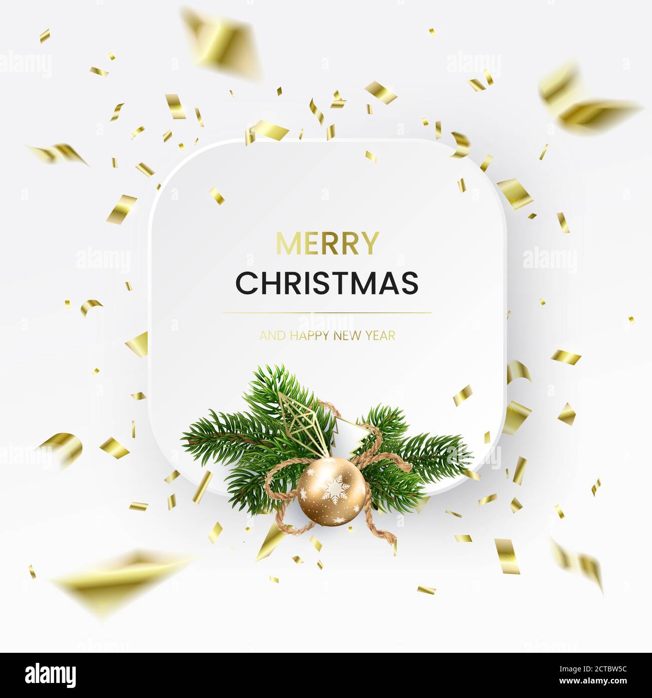 Isolated 3d detailed christmas Stock Vector Images - Alamy