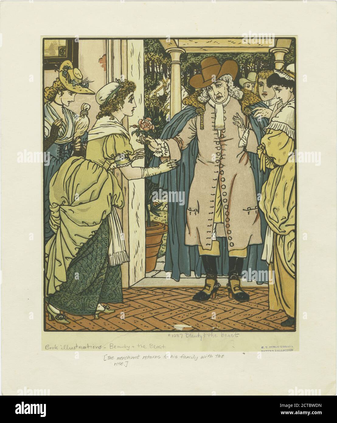 The merchant returns to his family with the rose., still image ...