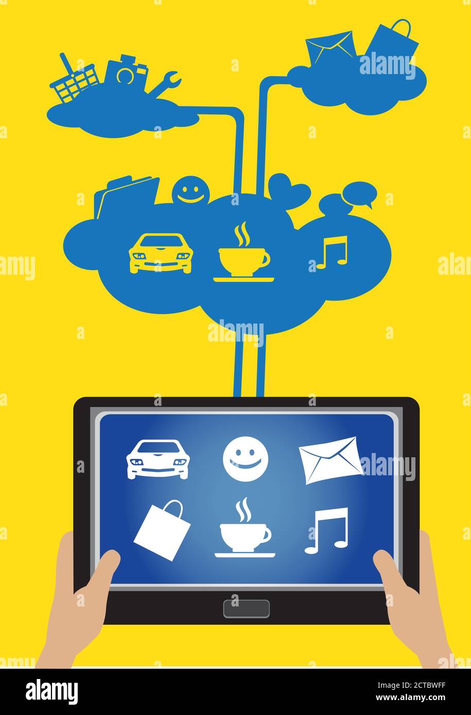 Linking vector vectors hi-res stock photography and images - Alamy