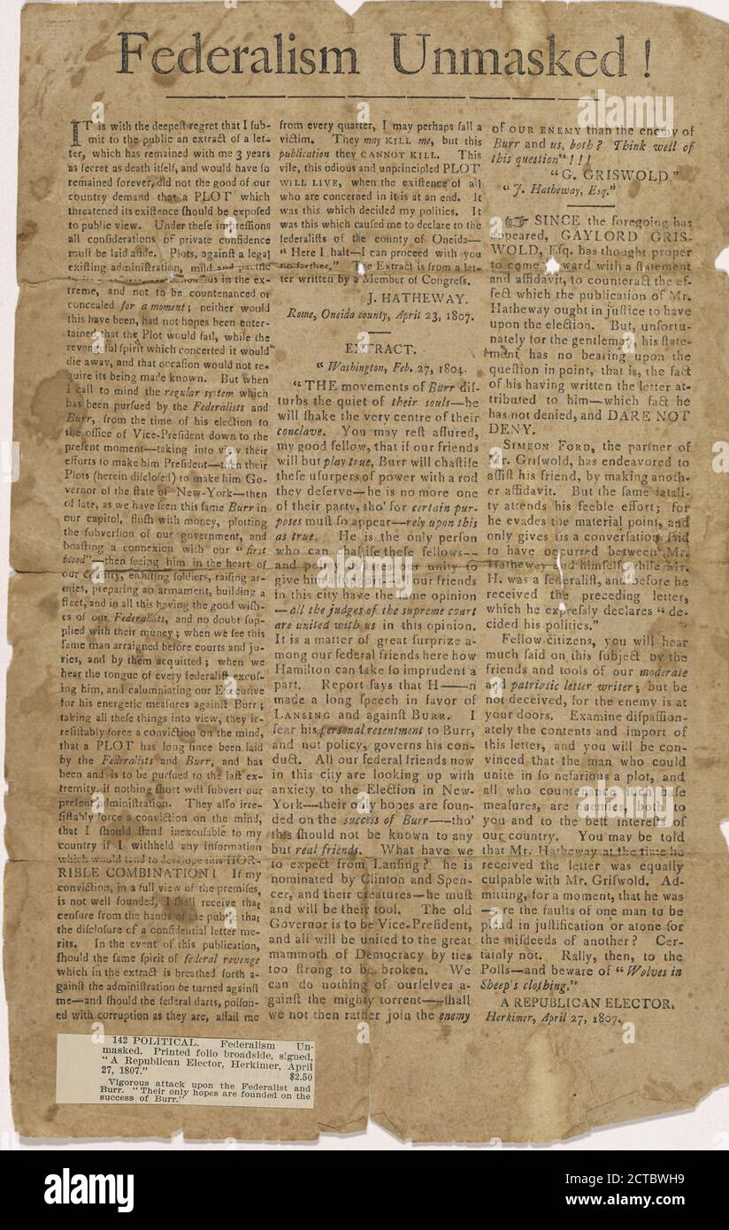 Federalism hi-res stock photography and images - Alamy