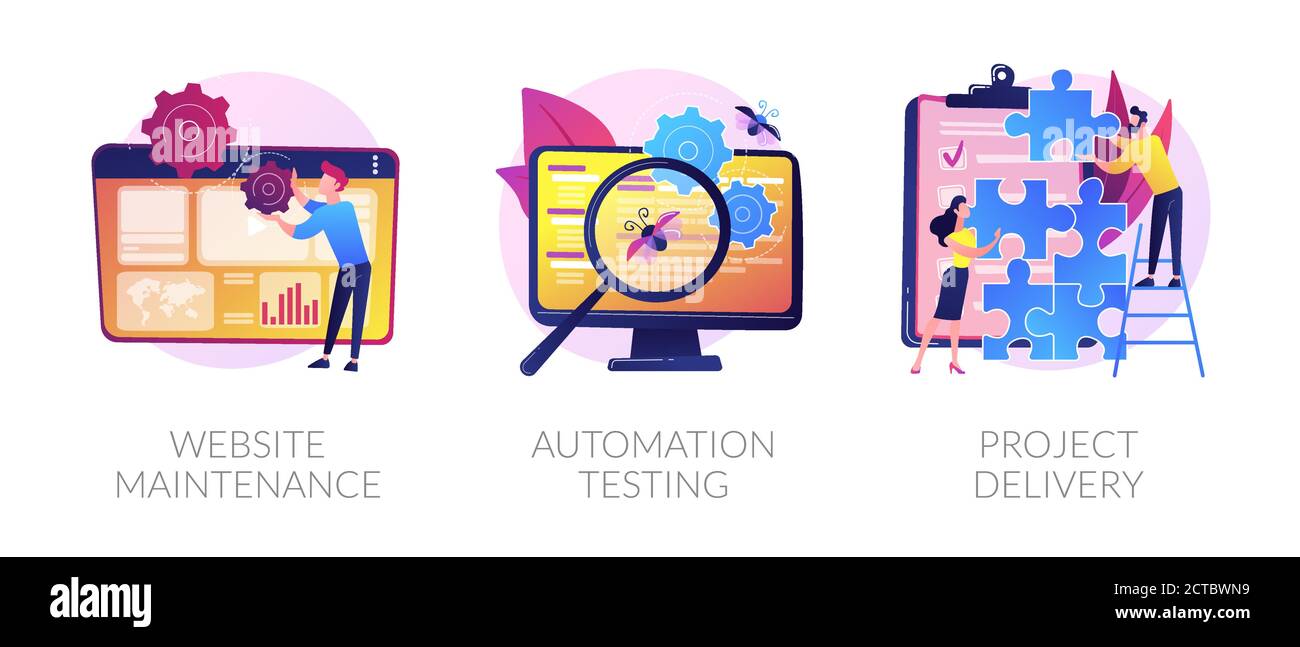 Website development vector concept metaphors Stock Vector Image & Art ...