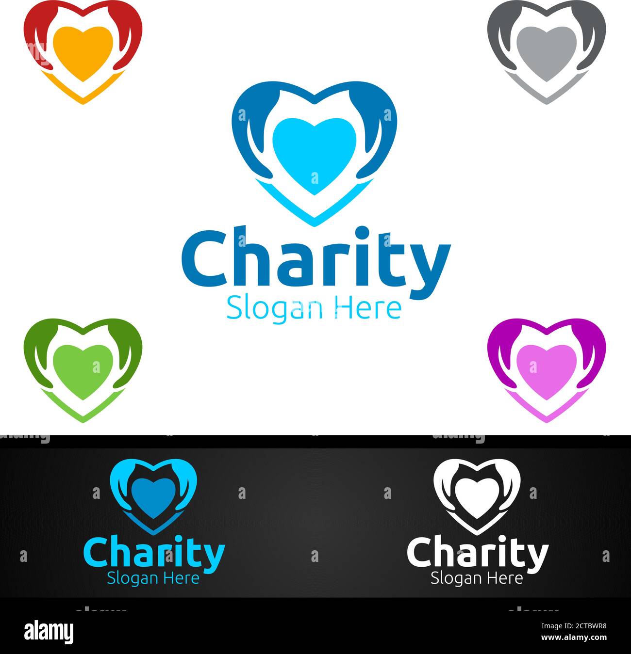 Helping Hand Charity Foundation Creative Logo for Voluntary Church or ...