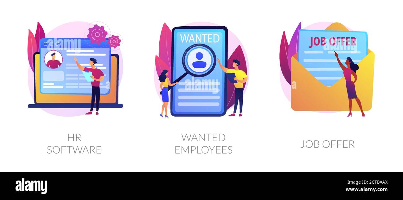 HR recruiter vector concept metaphors Stock Vector Image & Art - Alamy