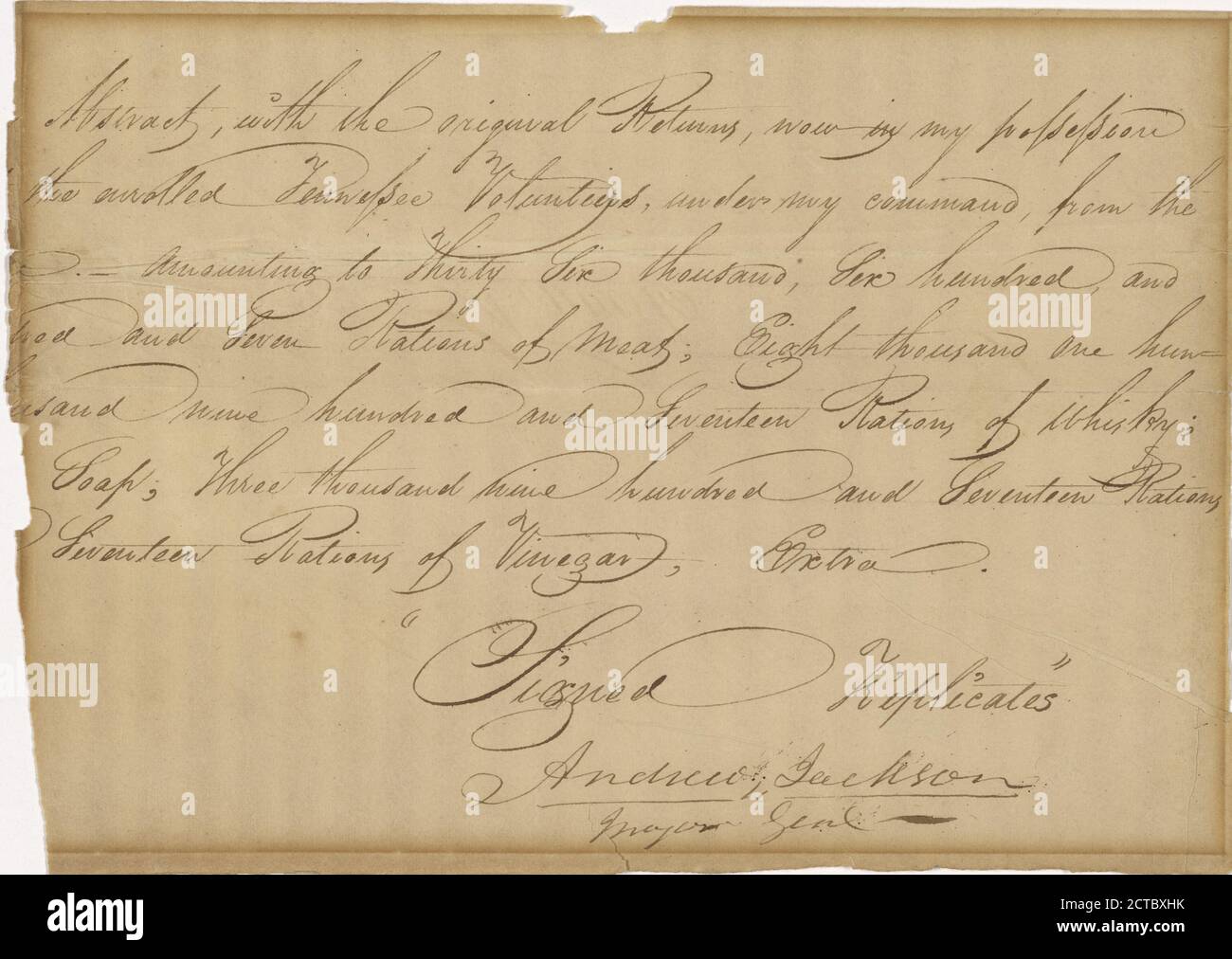 Major general andrew jackson 1767 1845 hi-res stock photography and ...