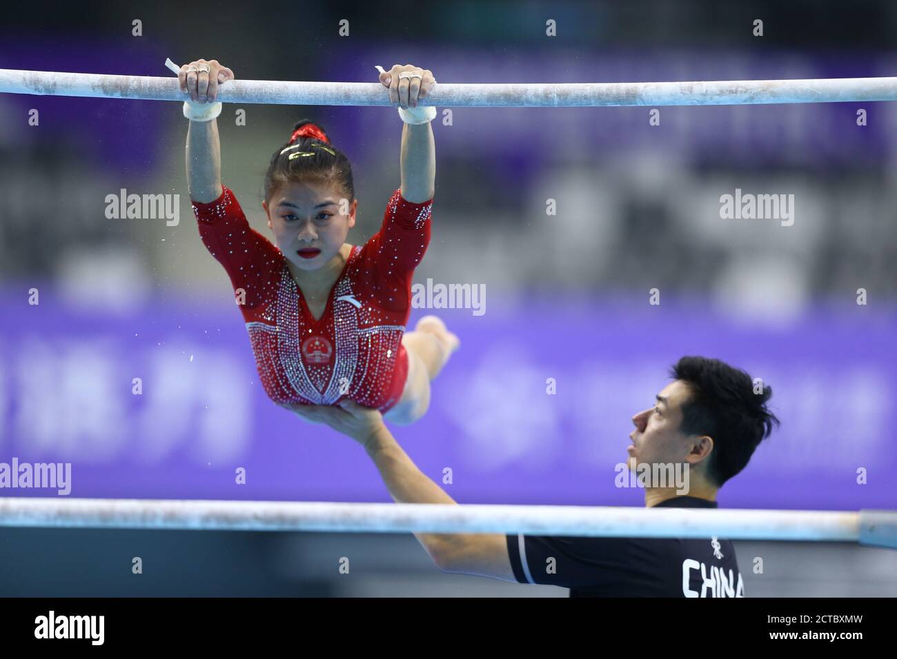 Womens gymnastics chinese team hi-res stock photography and images - Alamy