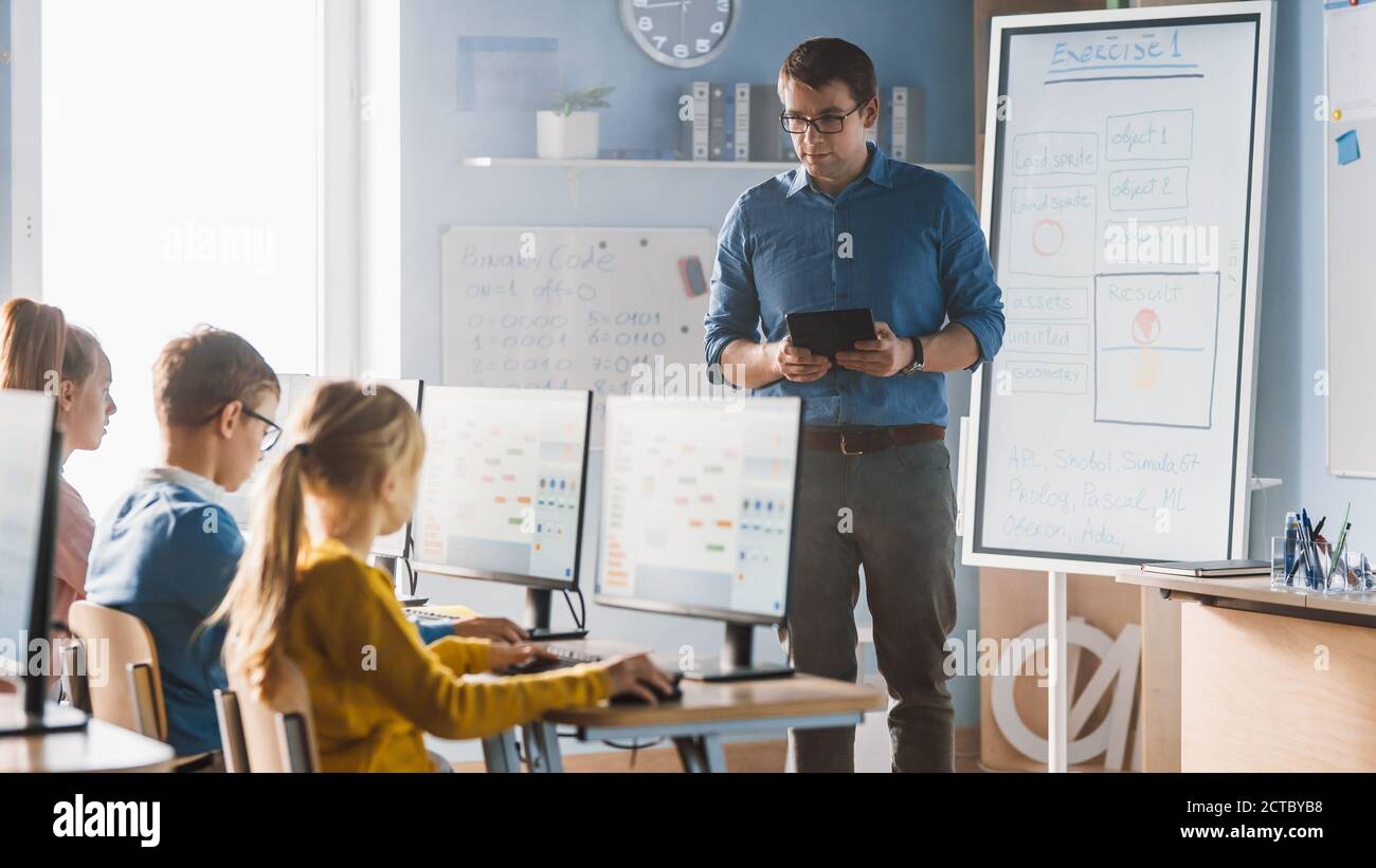 Interactive Whiteboard School High Resolution Stock Photography and ...