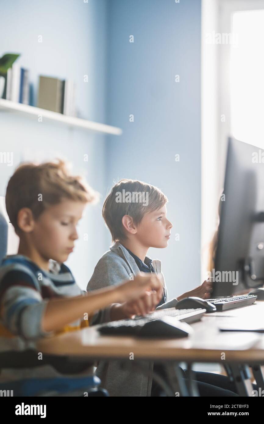 Modern schoolboy hi-res stock photography and images - Alamy