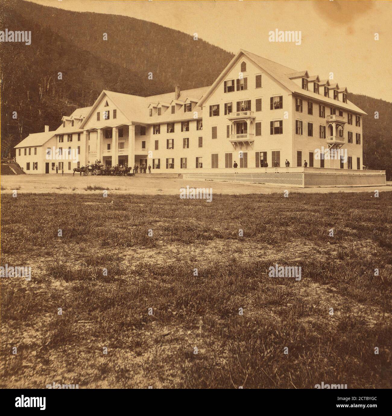 Profile House, Franconia Notch., Kilburn Brothers, Canyons, New ...