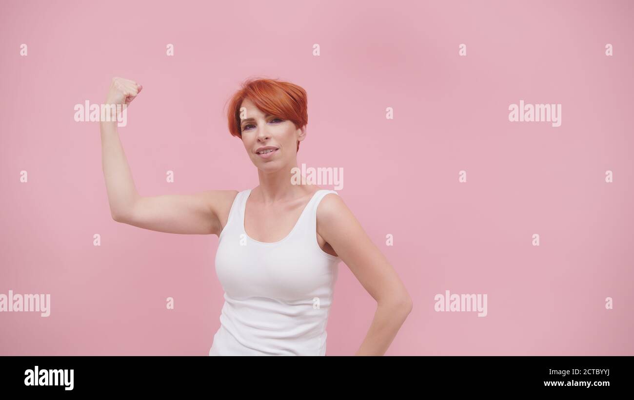 Beautiful middle aged adult redhead hi-res stock photography and images - Alamy