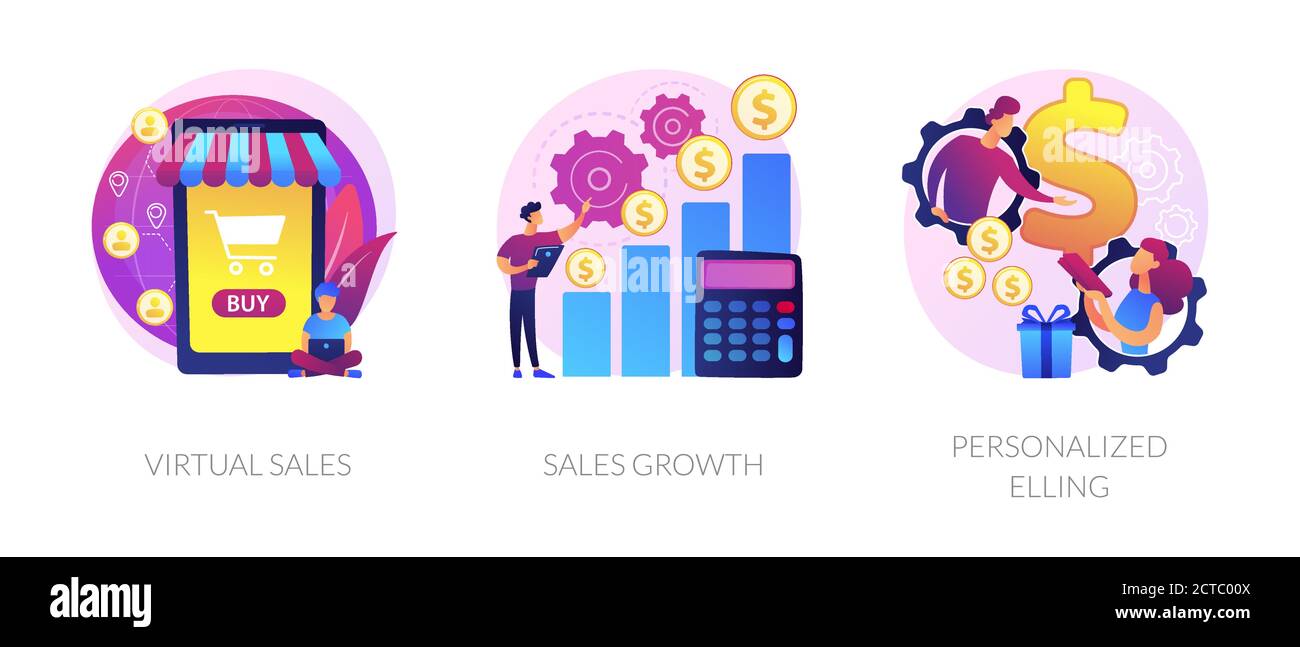 Sales manager vector concept metaphors Stock Vector Image & Art - Alamy