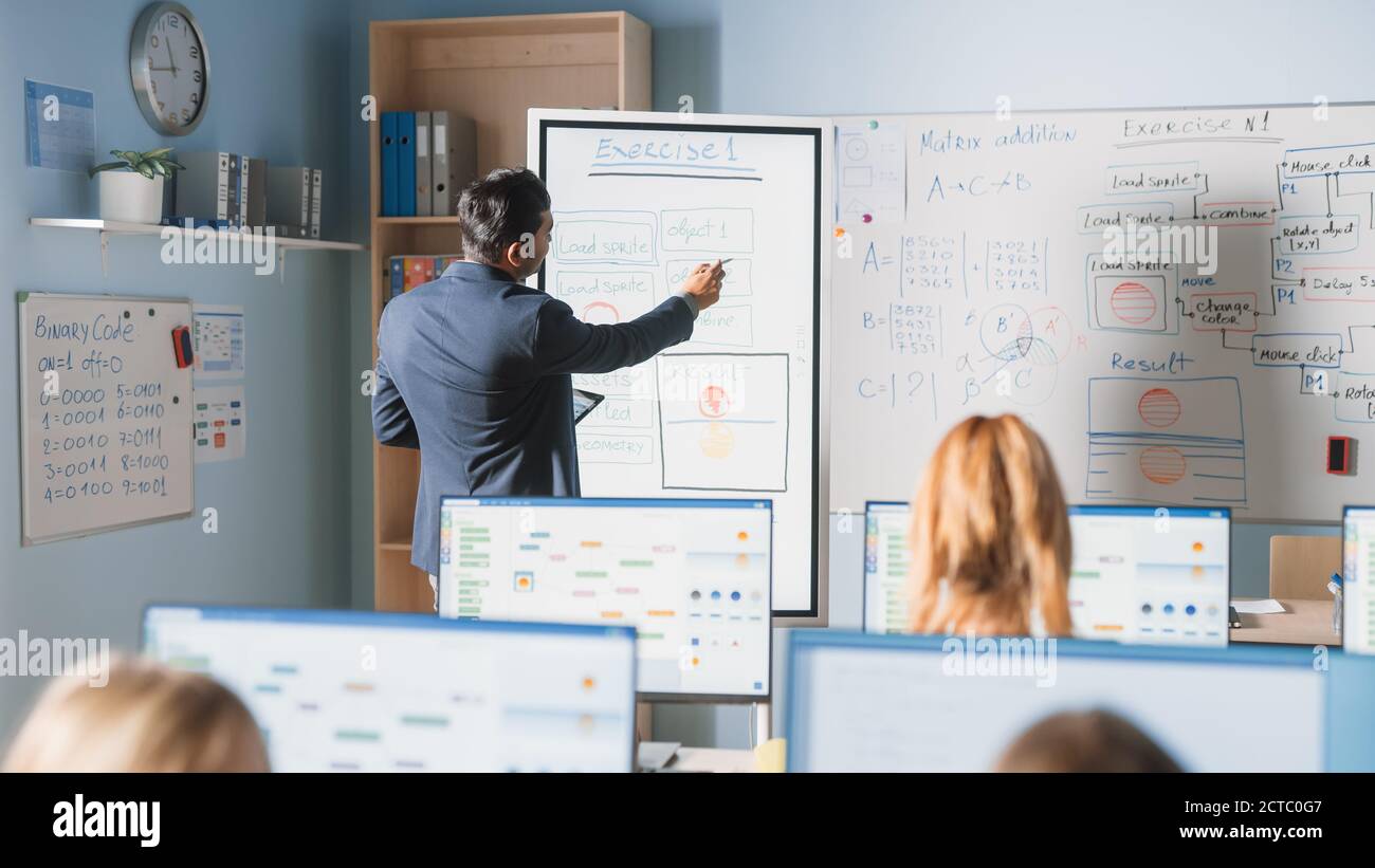 Interactive Whiteboard School High Resolution Stock Photography and ...