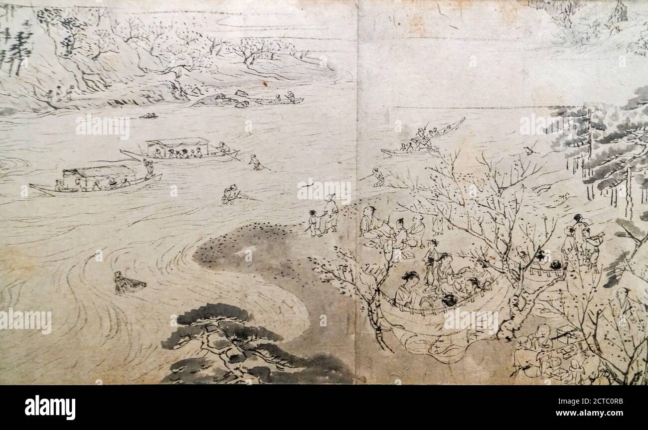 Japanese painting by maruyama okyo hi-res stock photography and images ...