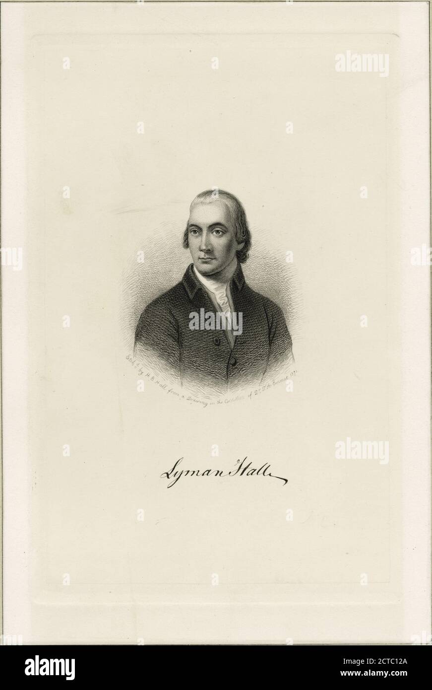 Lyman Hall., still image, Prints, 1871 - 1890 Stock Photo - Alamy