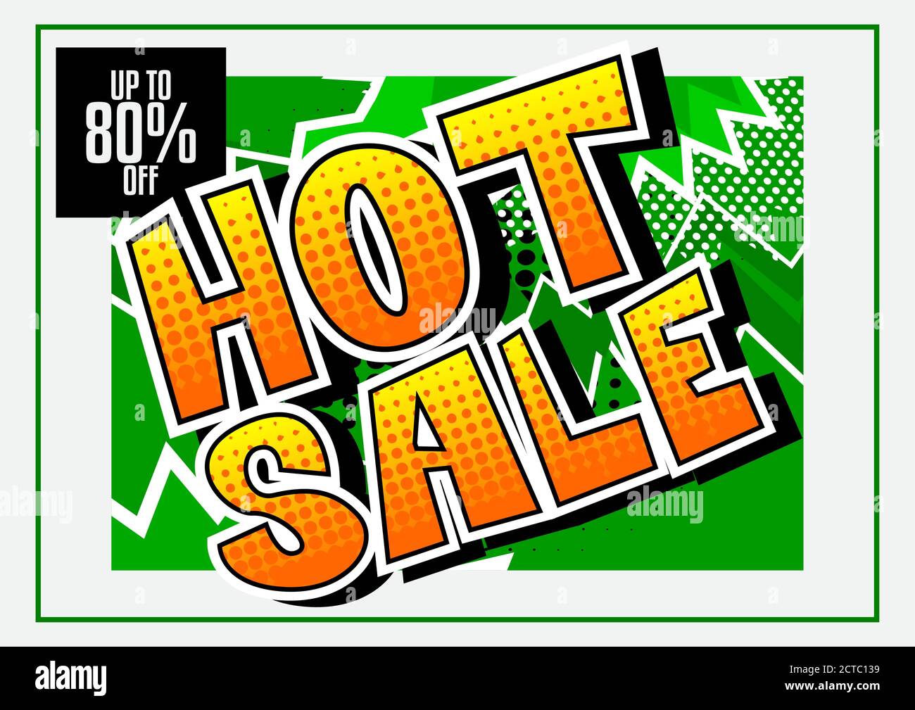 Comic book fashion sale social media post design. Cartoon colored ...