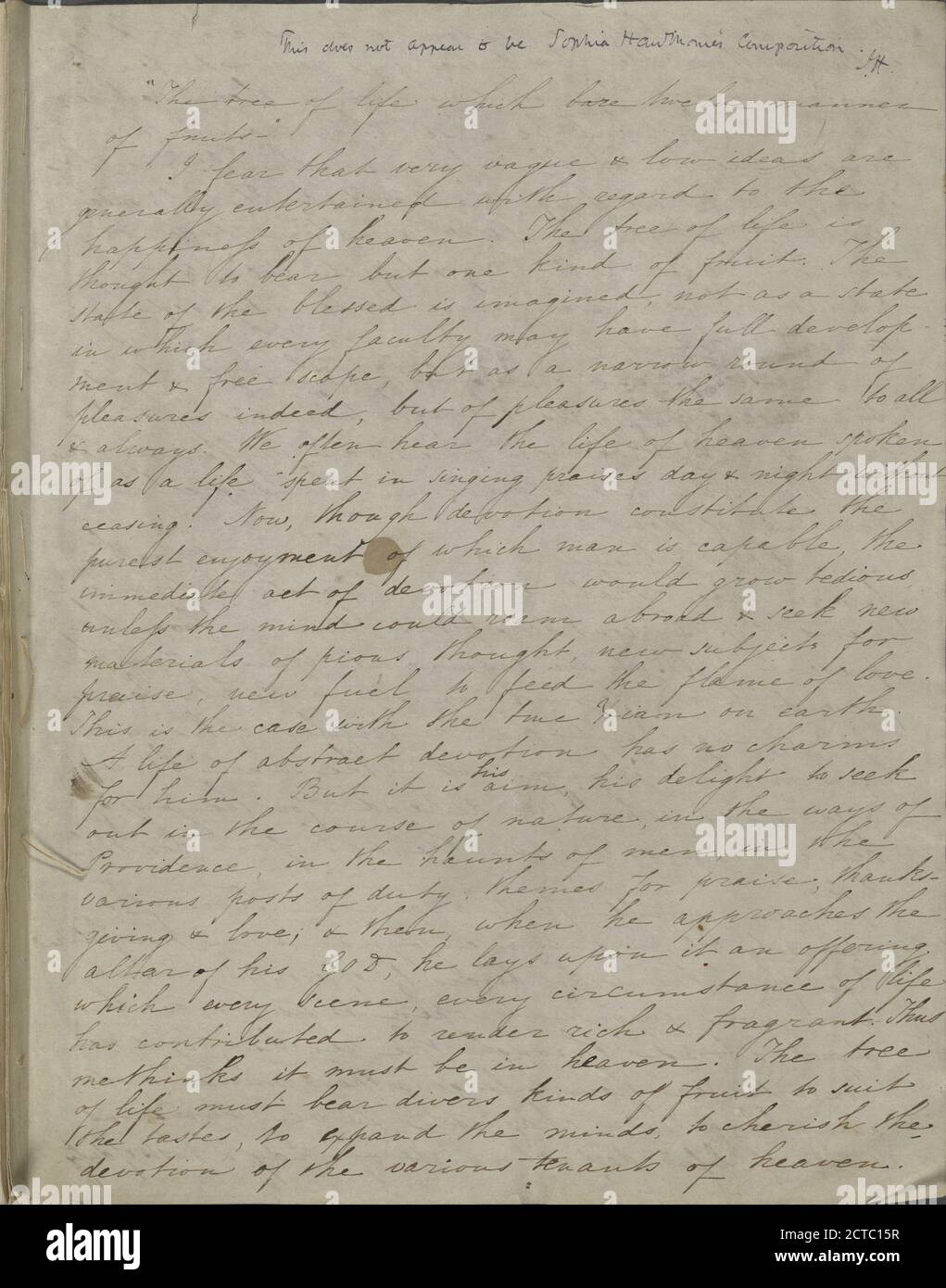 Sophia peabody hawthorne hi-res stock photography and images - Alamy