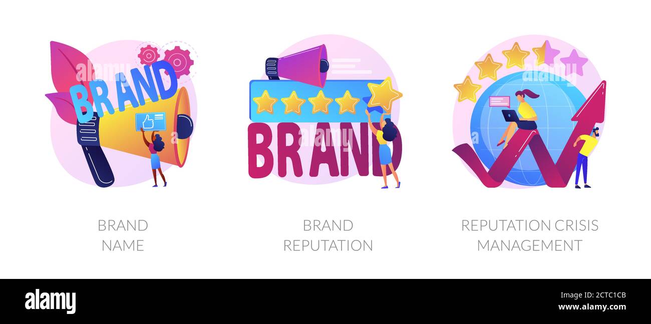 Brand trust design value Stock Vector Images - Alamy