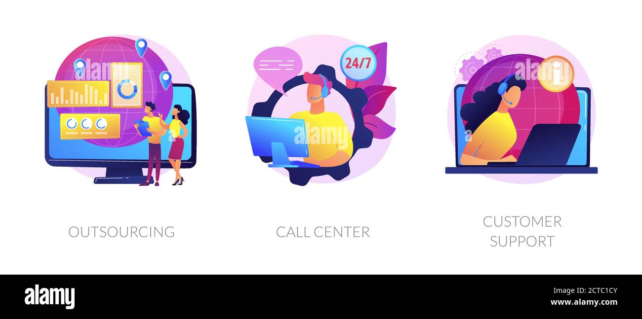 Customer support vector concept metaphors Stock Vector Image & Art - Alamy