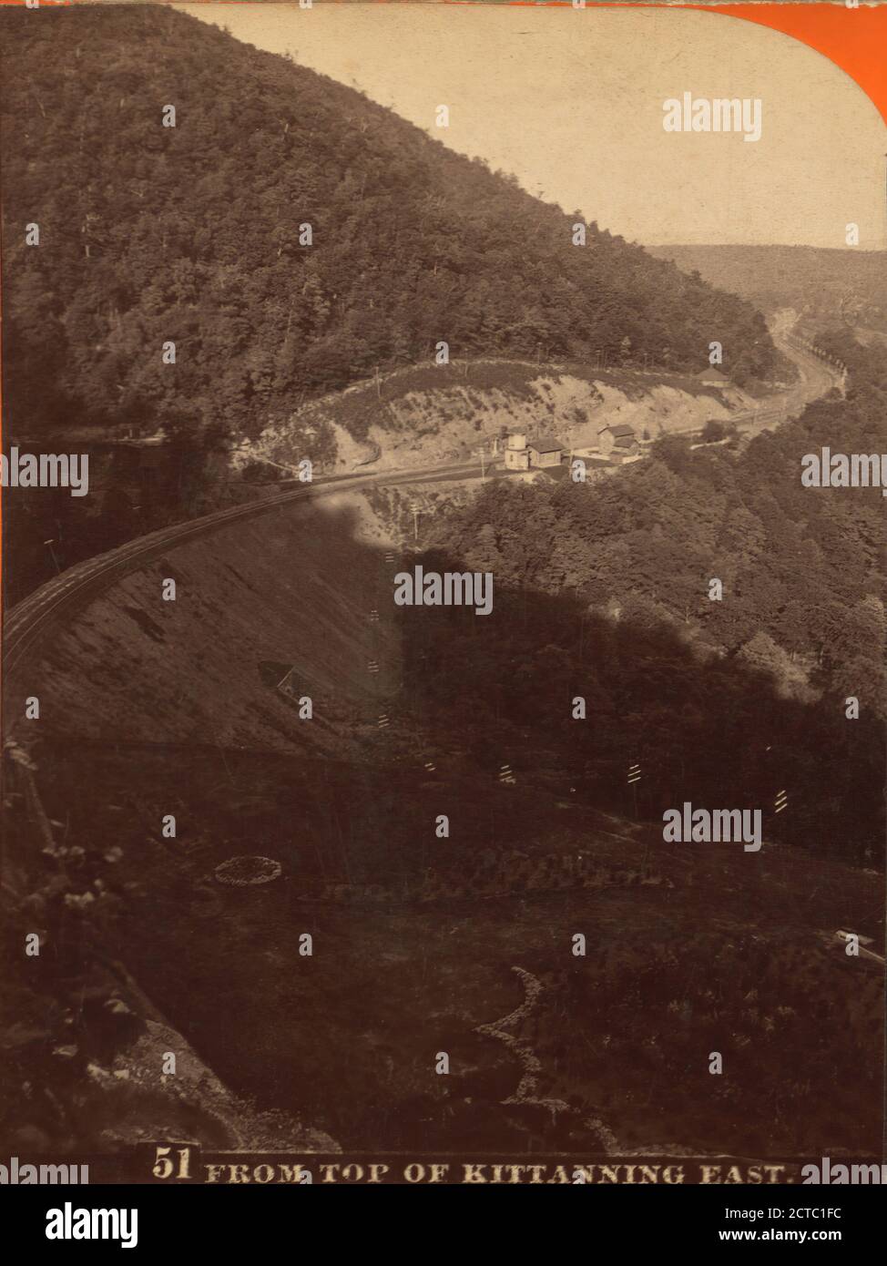 From the top of Kittanning, east., Bonine, R. A., Pennsylvania Railroad ...