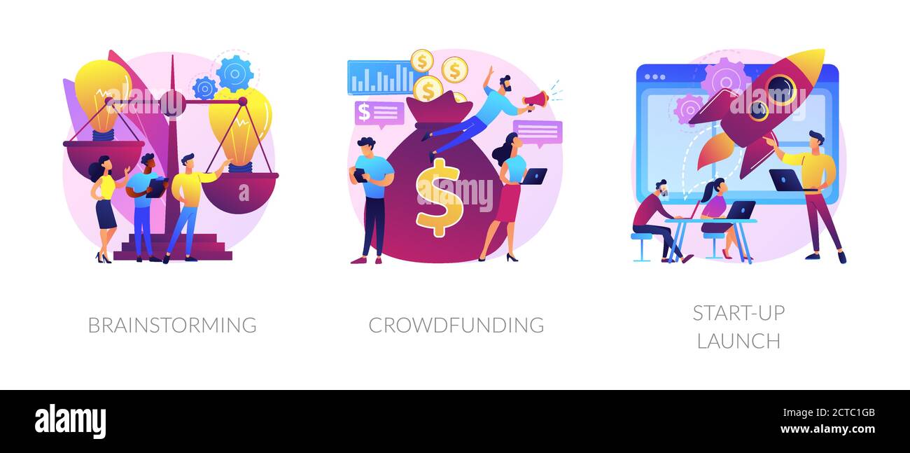 Start-up launching process vector concept metaphors Stock Vector Image ... Start-up launching process vector concept metaphors Stock Vector Image ...