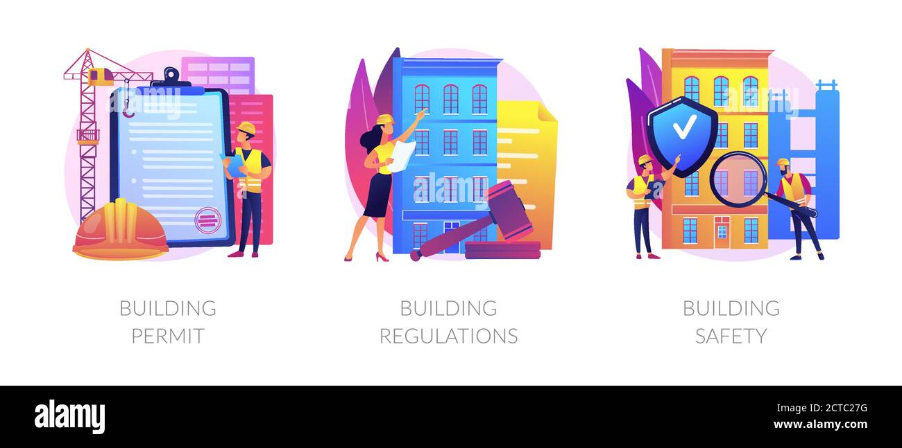 Construction business abstract concept vector illustrations Stock ...