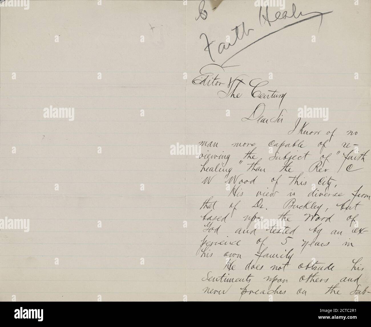 Moore, A.R, text, Correspondence, 1886 Stock Photo - Alamy