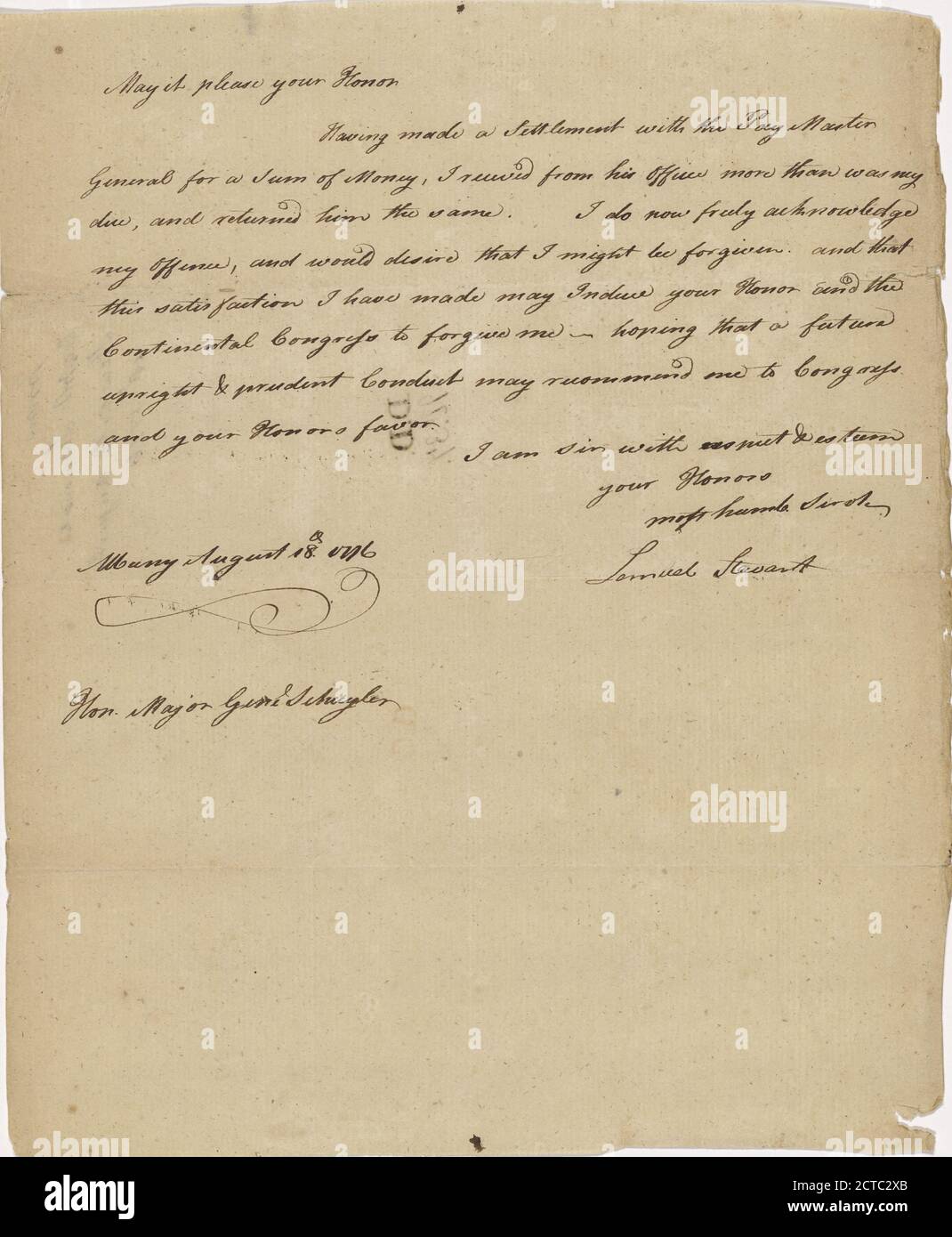 1776 august 18 hi-res stock photography and images - Alamy