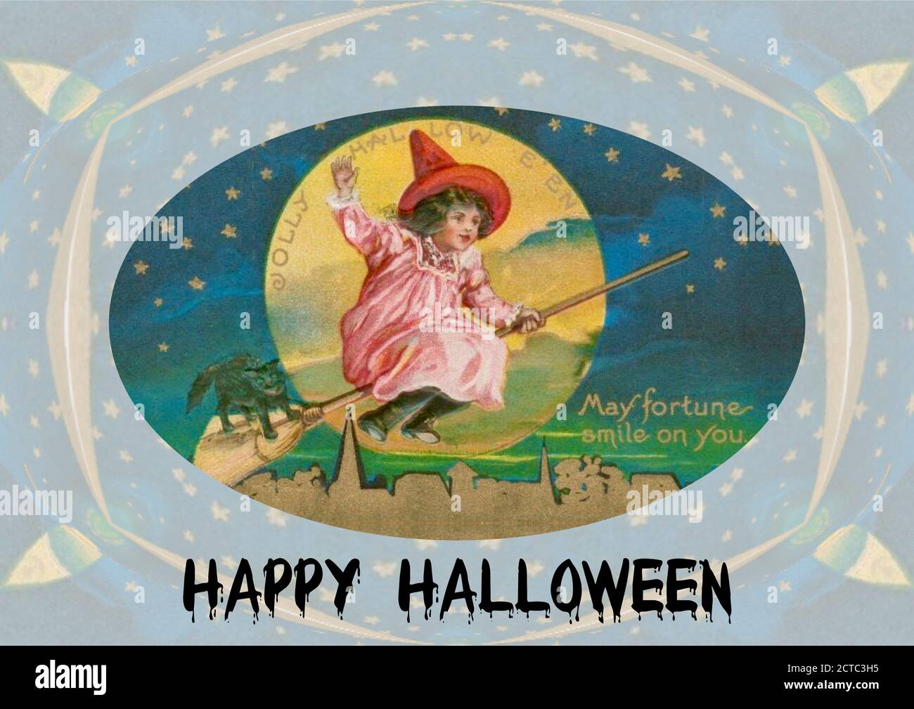 Vintage halloween greetings Stock Photo - Alamy
