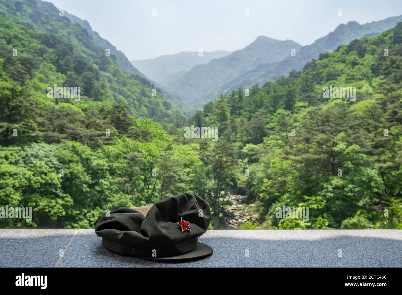 A view of Myohyang-san ("Mysterious Fragrant Mountain") - North Korea ...