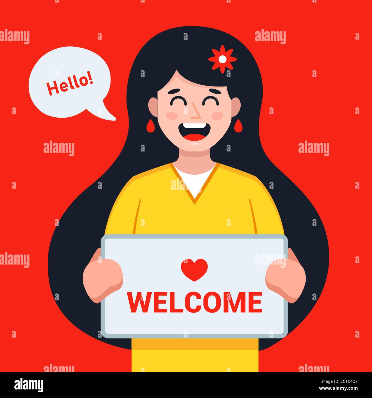 Guest one Stock Vector Images - Alamy