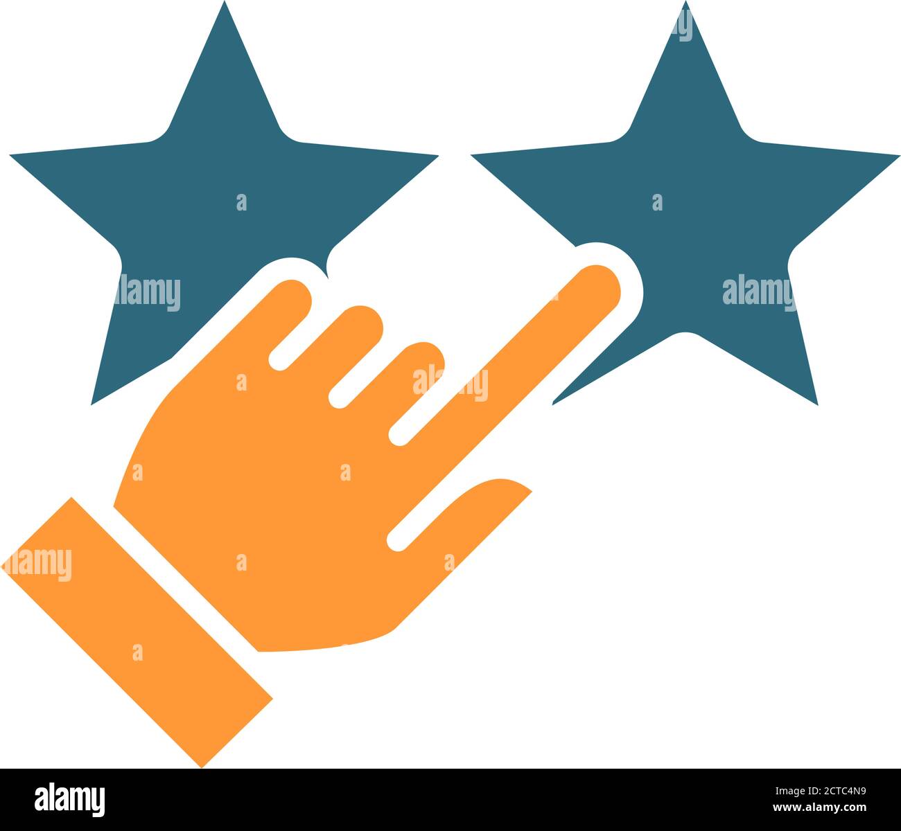 Two hand colored Stock Vector Images - Alamy