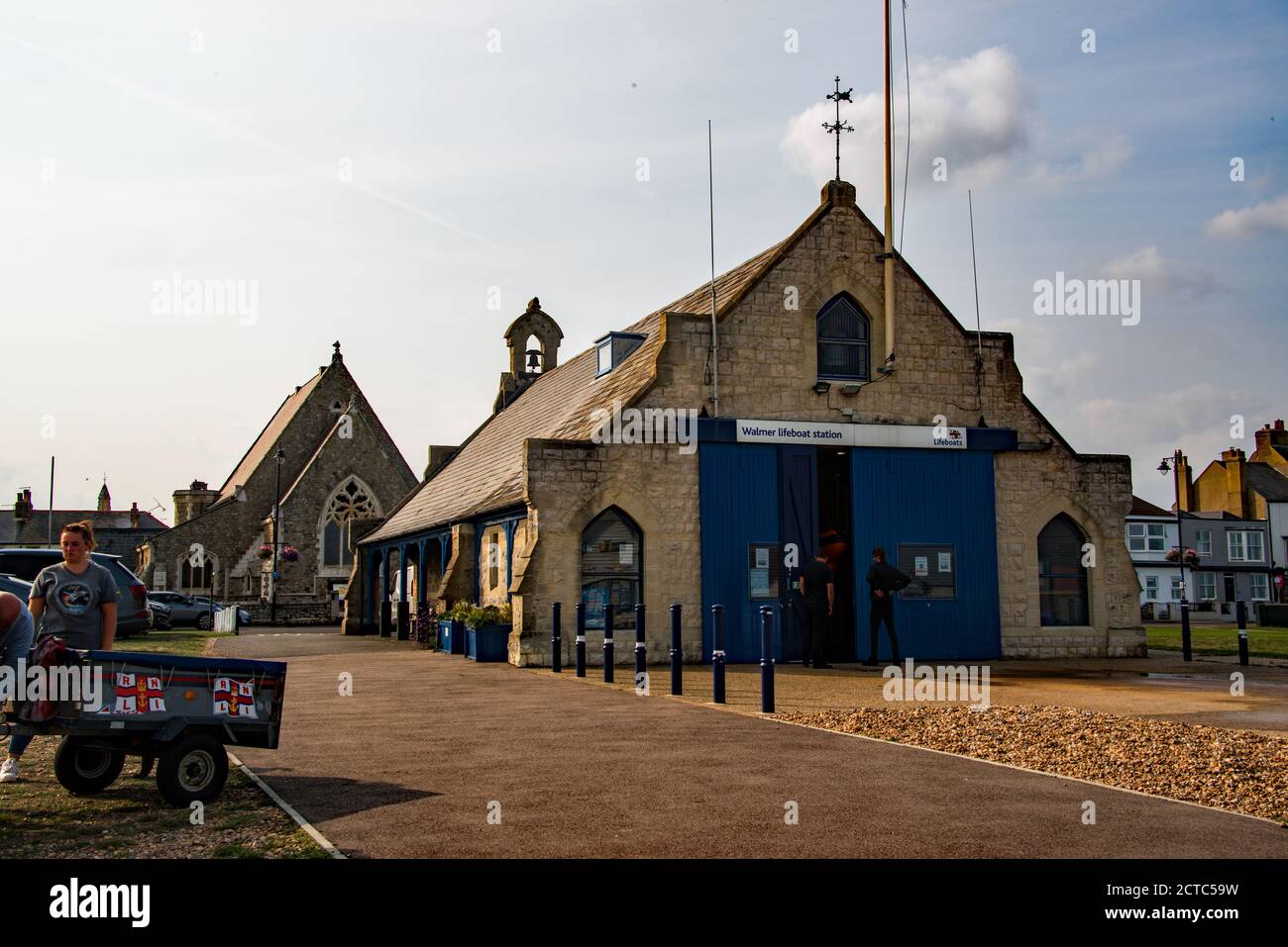 Walmer Lifeboat Station, Kent Stock Photo - Alamy