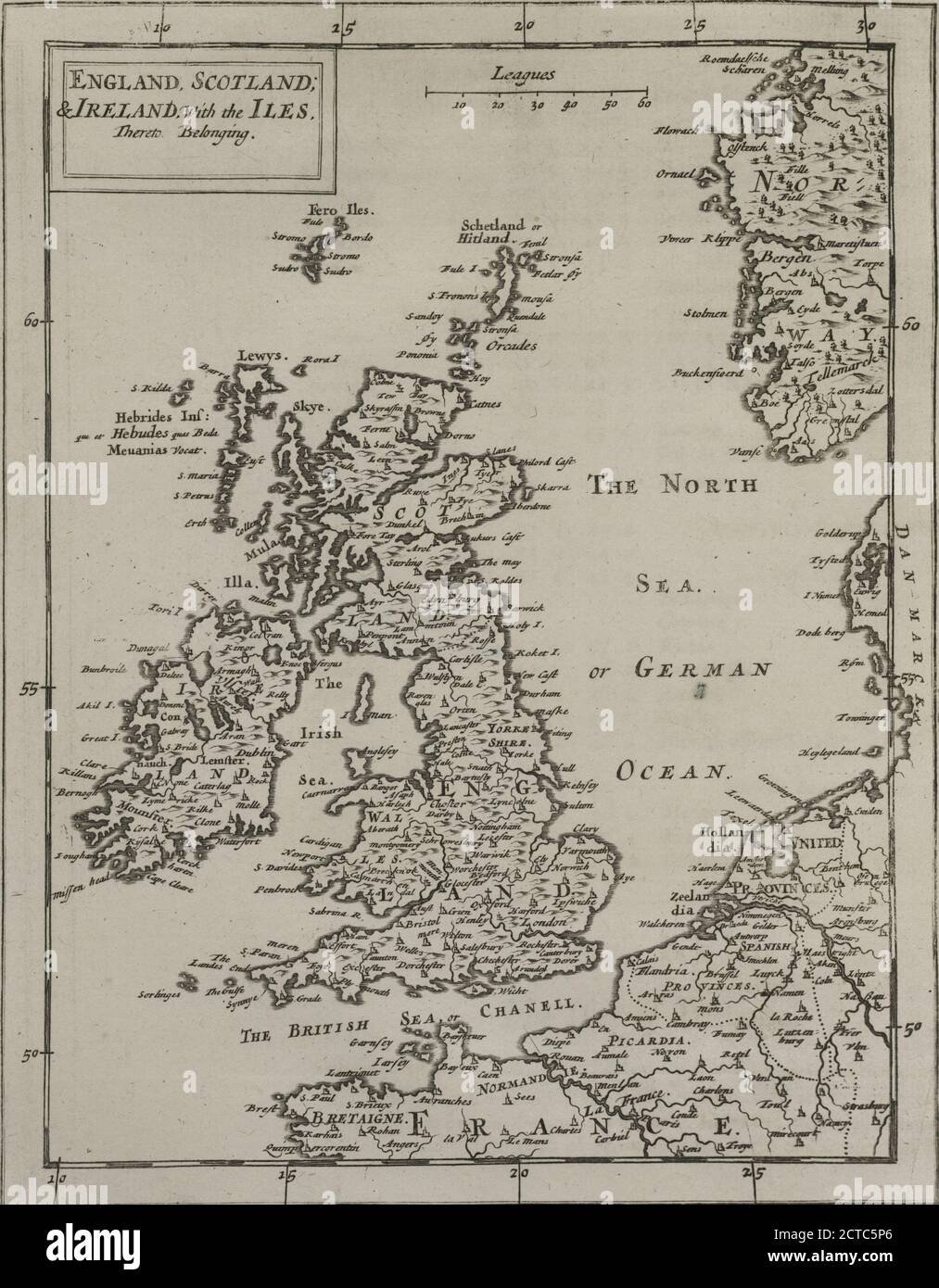 Maps of england hi-res stock photography and images - Alamy