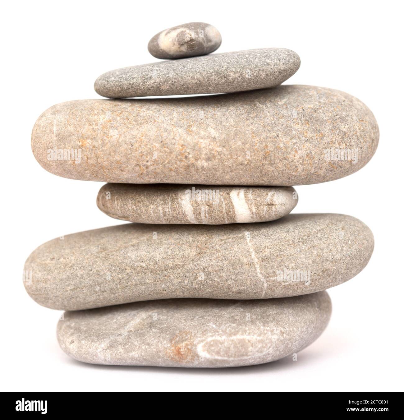 Balancing stones isolated on white background Stock Photo - Alamy