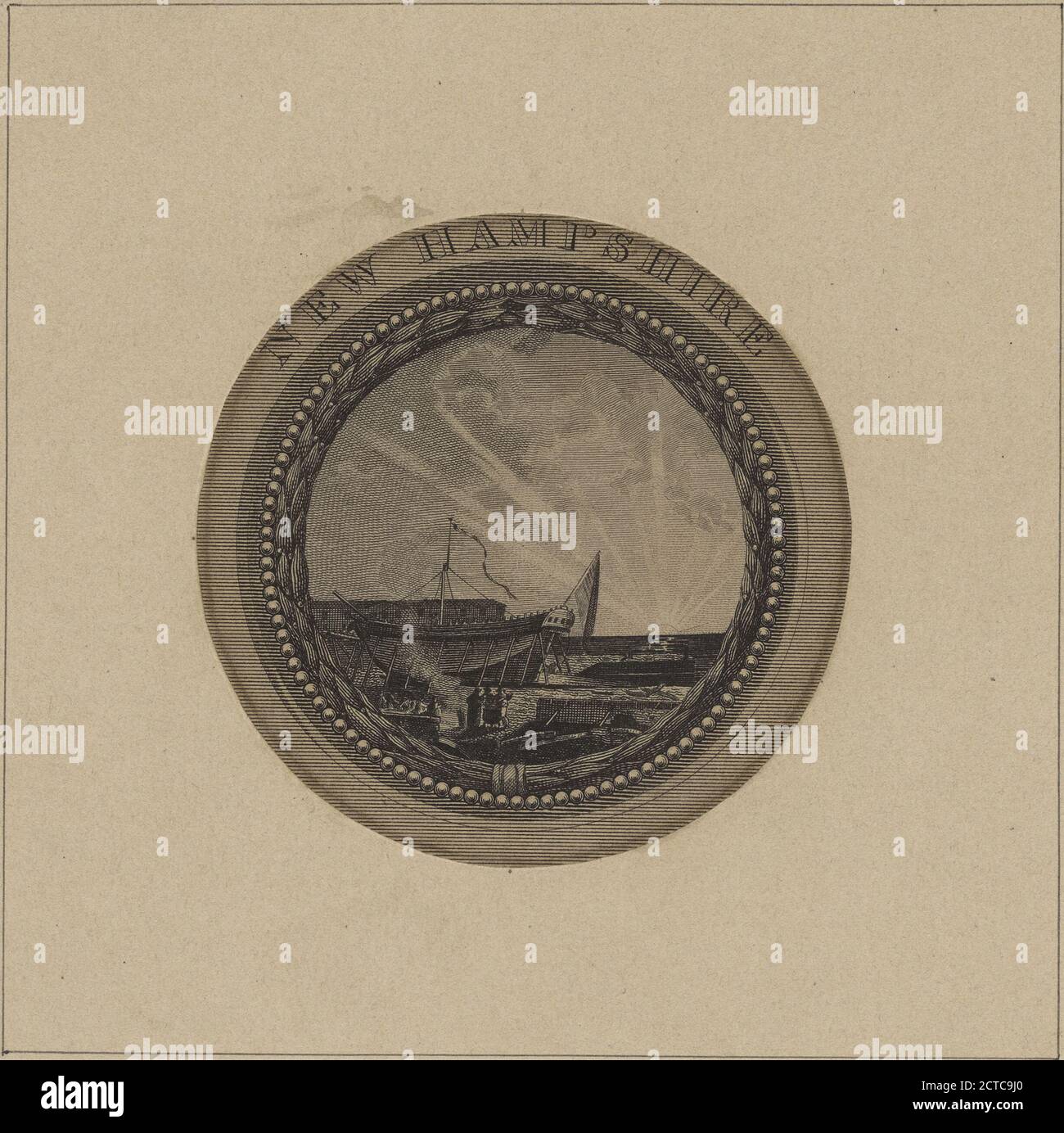 New hampshire three pound bank note hi-res stock photography and images ...