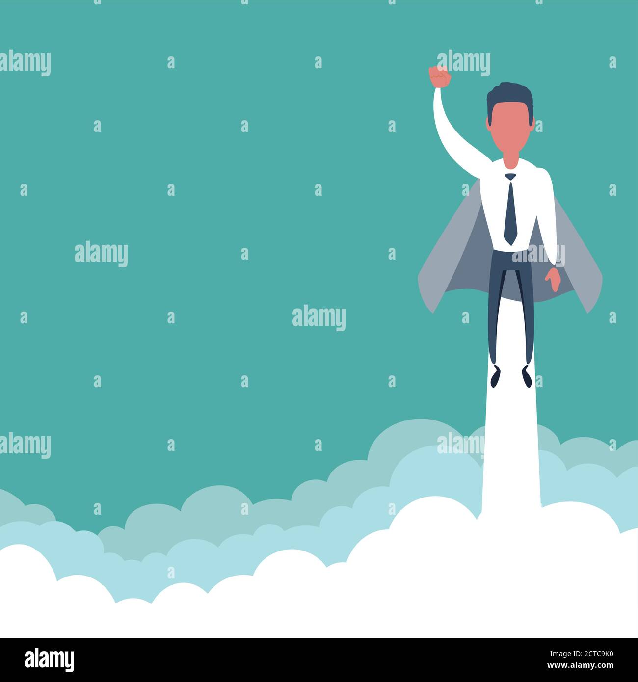 Young man takes off Stock Vector Images - Alamy