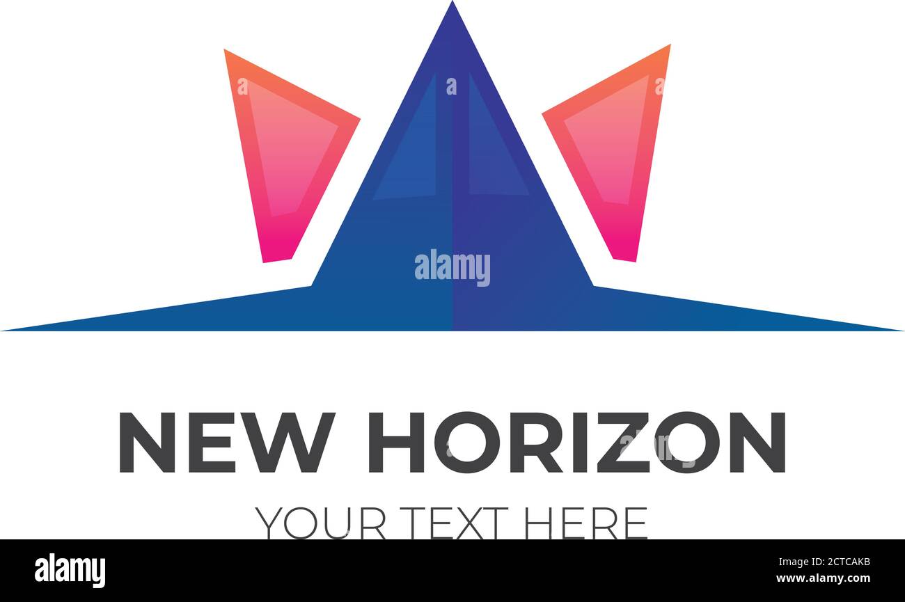Start Horizon Logo Design Vector Template Stock Vector Image & Art - Alamy
