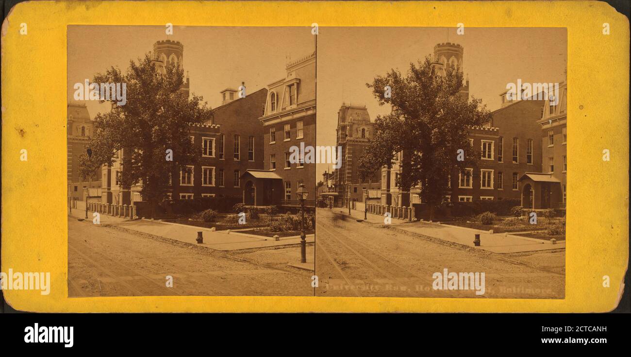 Culver City Row. Howard Street, Baltimore., still image, Stereographs ...